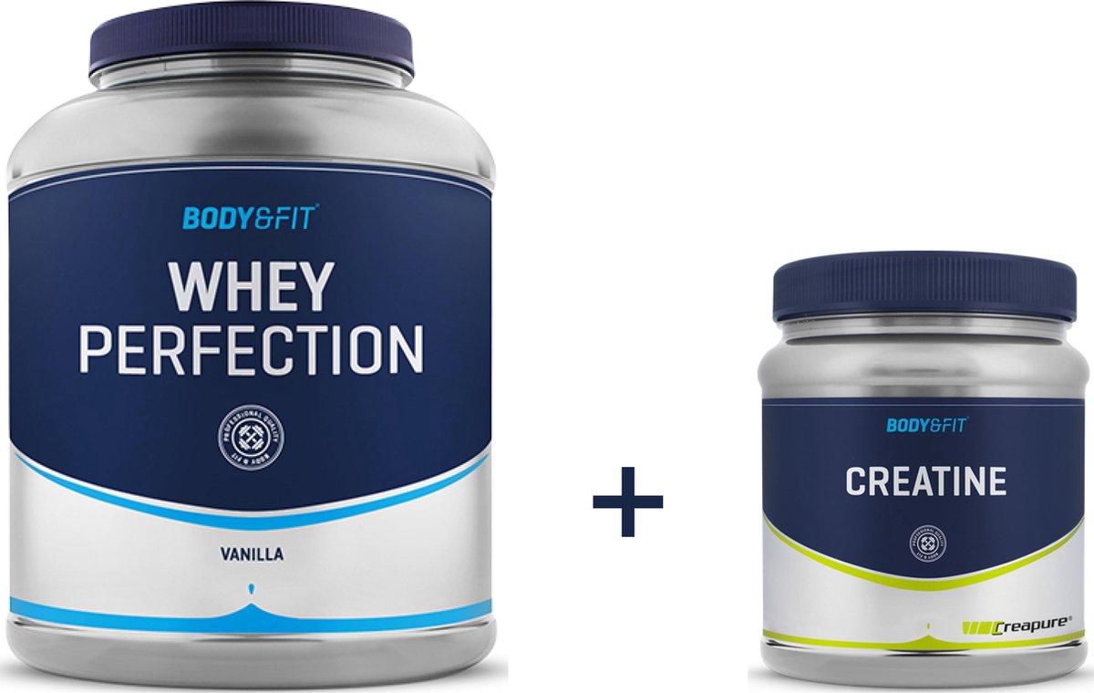 Body & Fit Bundel - Whey Perfection Proteïne Shake Vanille 2268 gram ...