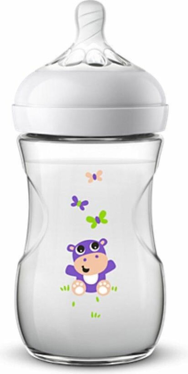 Philips Avent Natural babyfles - SCF070/22 babyfles (1m+) voor langzame ...