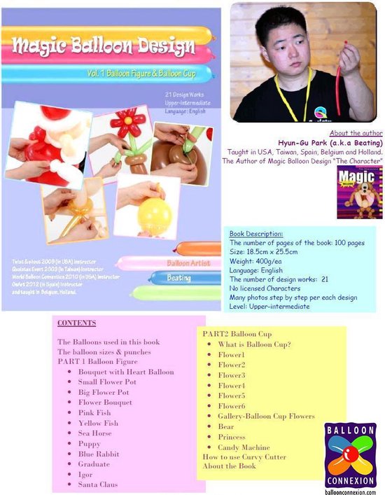 Magic Balloon Design - Instructieboek | bol