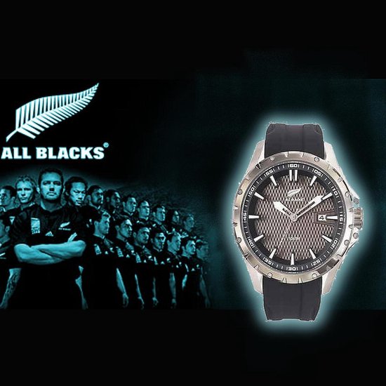 All Blacks 680304 analoog horloge 46 mm 100 meter zwart | bol.com