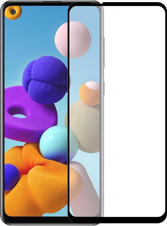 Telefoonglaasje Screenprotector Samsung Galaxy A21s - Volledig Dekkend - Geschikt voor... | bol