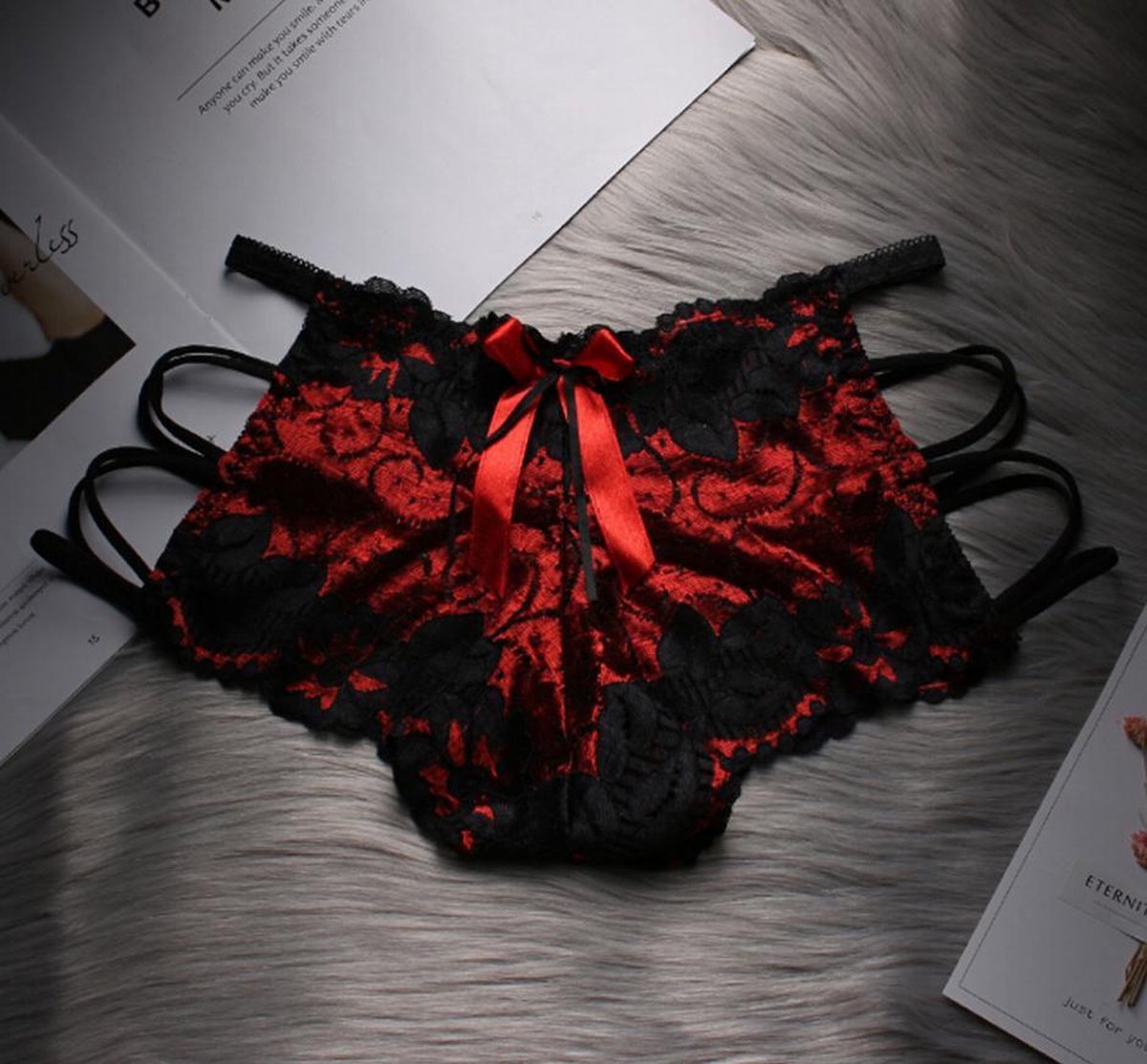 Sexy stijlvolle Lingerie - Kanten Ondergoed - Small - G-String Hoge ...