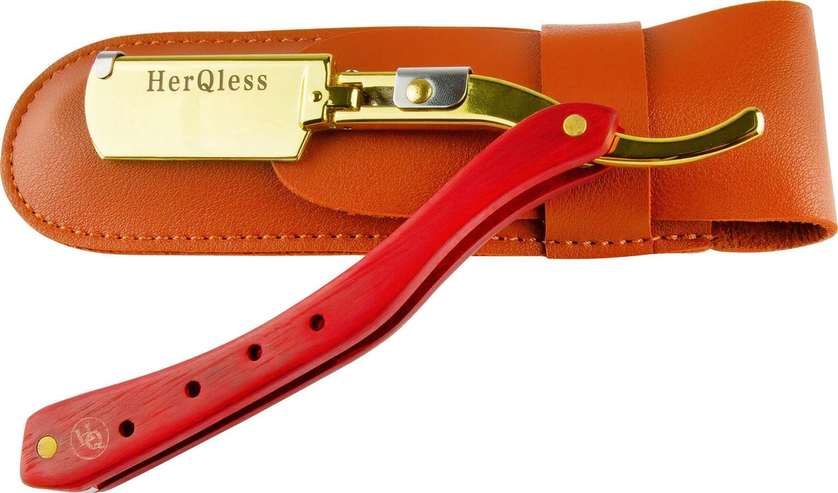 HerQless Barbiersmes scheermes - Shavette - Barbiermes - Open Scheermes ...