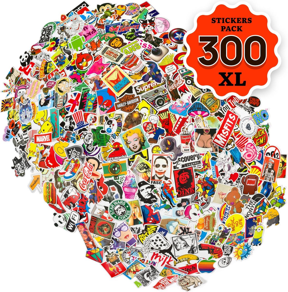Premium Sticker Vinyl Pack, 300 Stickers, XL Verpakking, vinyl Graffiti ... Premium Sticker Vinyl Pack, 300 Stickers, XL Verpakking, vinyl Graffiti ...