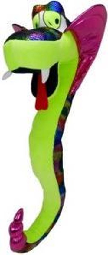Ratelslang 100 cm | Mega slang | Grote slang | Knuffel slang | Glitter ...