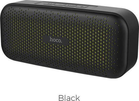 BS23 Elegante rijm draadloze V4.1 luidspreker zwart met 1200 mAh voor 3 ...