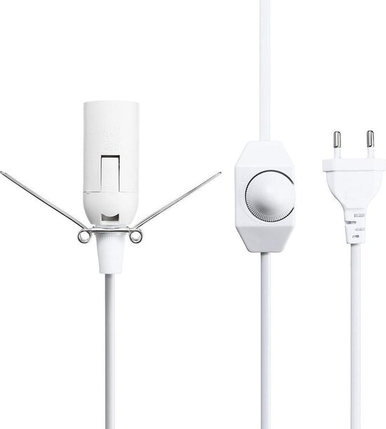 E14 Fitting + Dimmer-schakelaar / Armatuur + Gloeilamp - Extra Lange ...