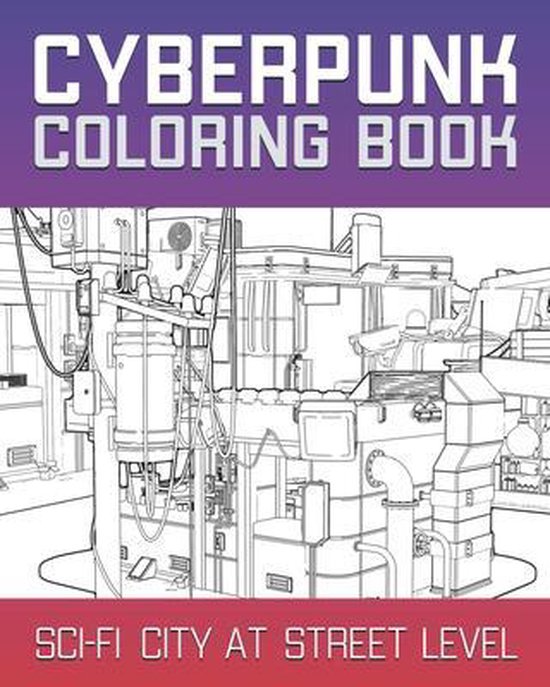 bol.com | Cyberpunk Coloring Book, Wind Up Publishing | 9798562251787 ...