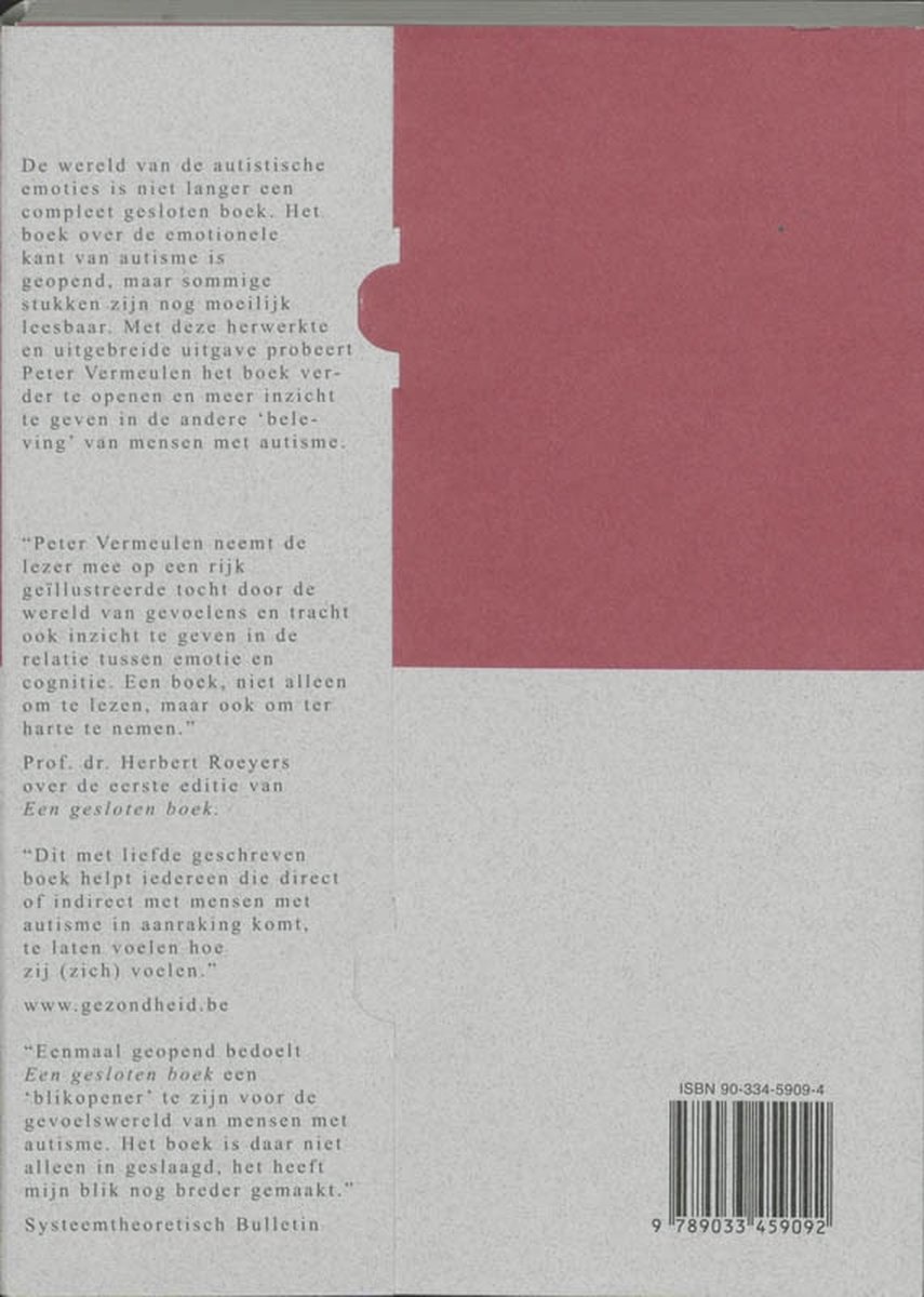Een gesloten boek | 9789033459092 | Peter Vermeulen | Boeken | bol