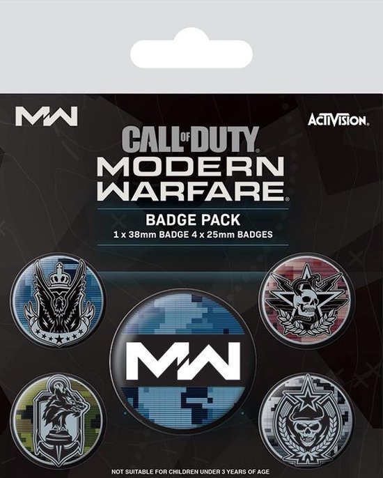Call of Duty: Modern Warfare - Factions Badge Pack | bol.com