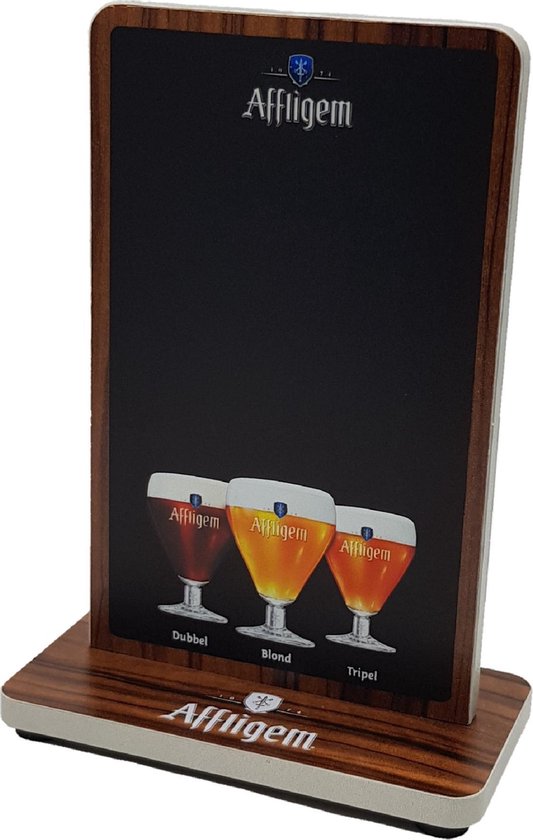 Affligem Bier Menukaarthouder Schrijfbord | Affligem Dubbel - Blond ...