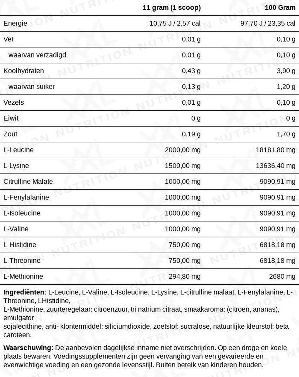 Essential Amino Stack-Tropical-500 gram | bol.com