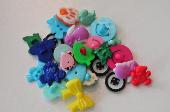 Diverse leuke knopen in een zakje. Geen zakje is het zelfde. Mix zakje ...