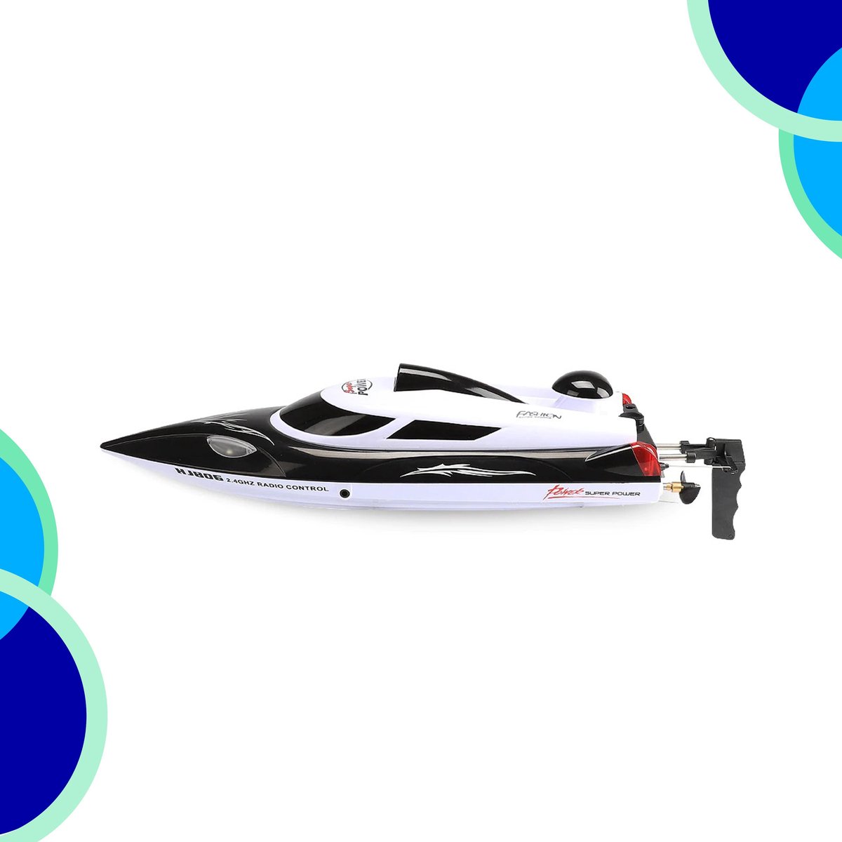 RC Boot – Radiografisch bestuurbaar boot Azula (oplaadbaar) 2.4 GHz – 35 km/h – 47 cm... | bol