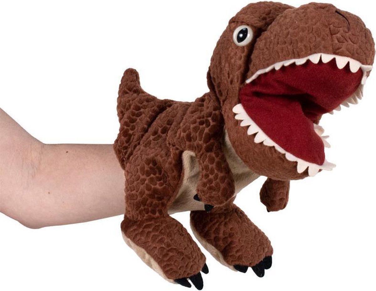 Jurassic World Pluche Knuffel Handpop T-Rex 30 cm | Dino | Dinosaurus ...