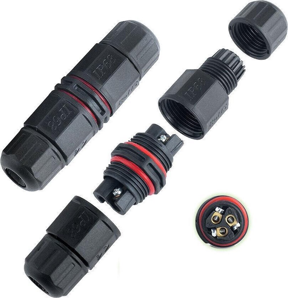Waterdichte MINI kabelverbinder - 3x1.5mm2 | bol.com