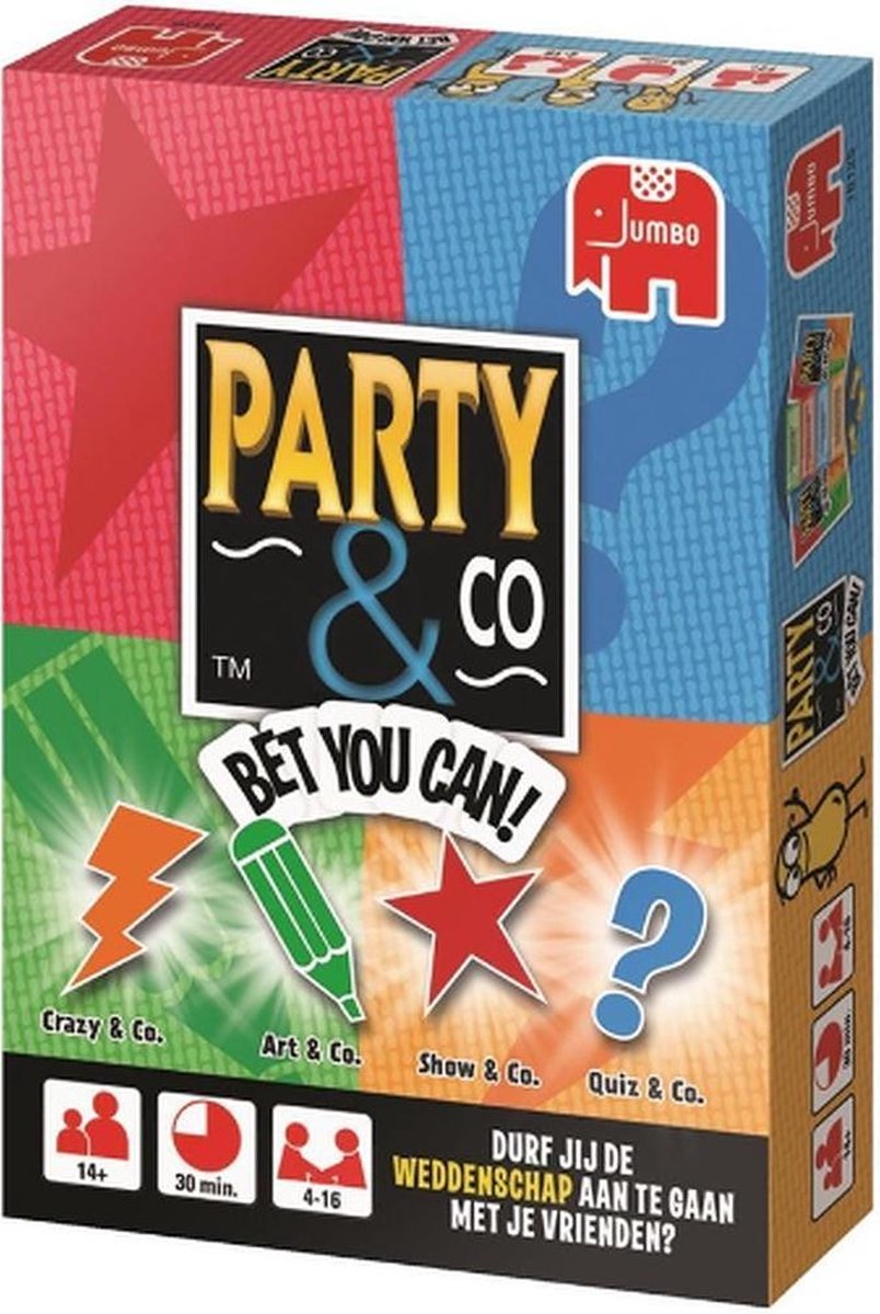 Party & Co Bet You Can - Gezelschapsspel - Kaarten - Bordspel - Familie ...
