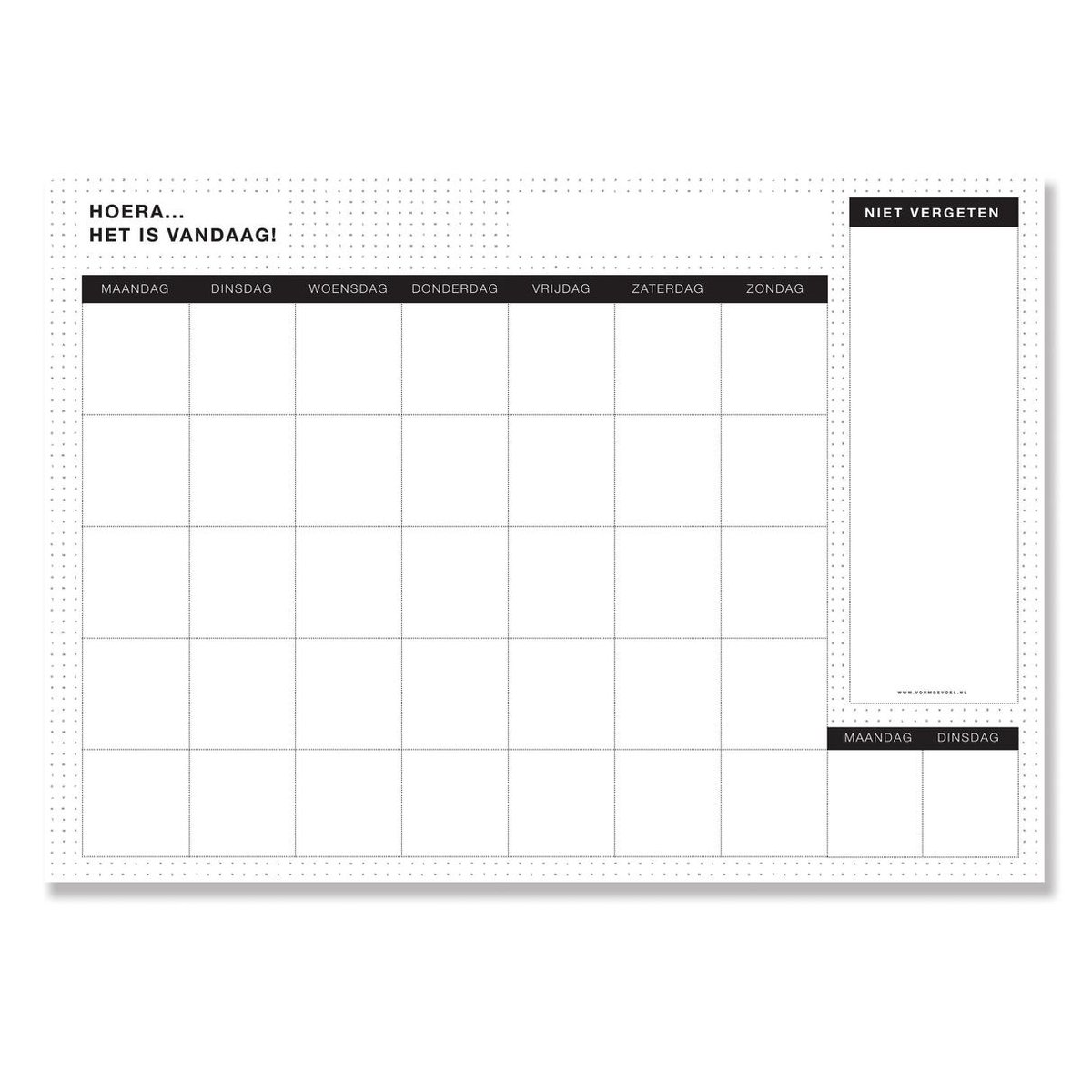 12 Grote maandplanner posters + 1 GRATIS! | bol.com