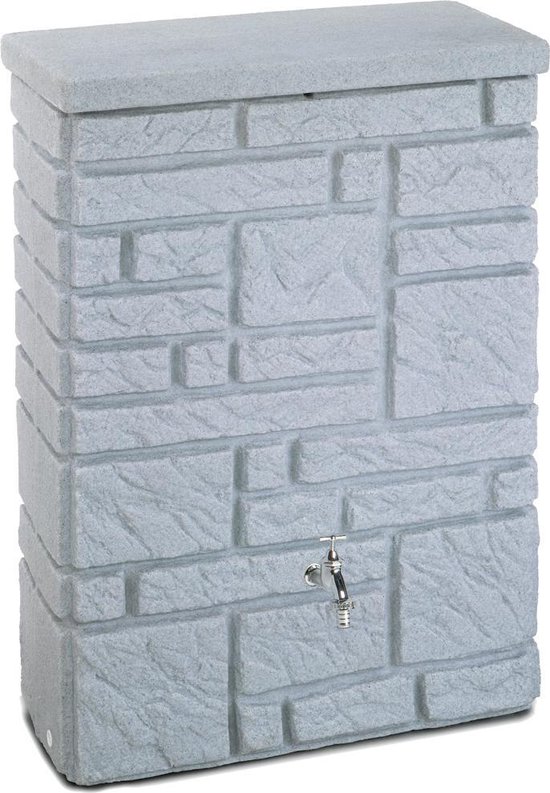 Regenton brick design - 300L Muurmodel - Wandmodel - Muurtank | bol