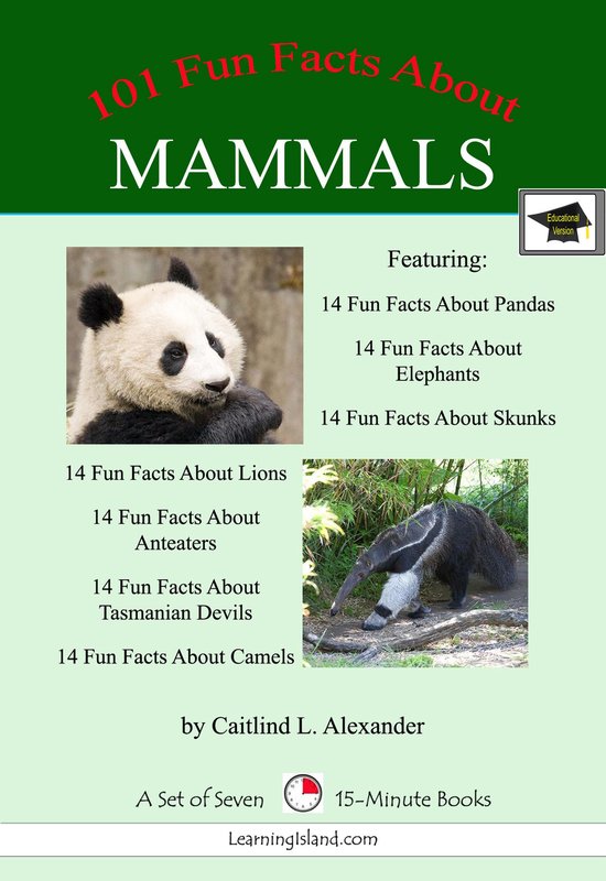 15-Minute Book Sets - 101 Fun Facts About Mammals: A Set of Seven 15-Minute Books,... | bol