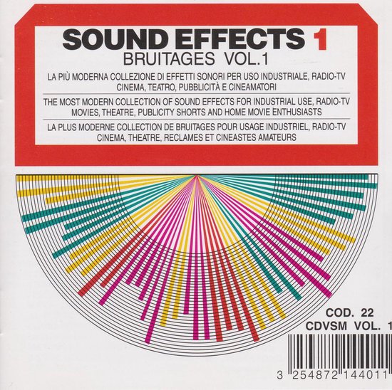 Bruitages V.1, Sound Effects | CD (album) | Muziek | bol