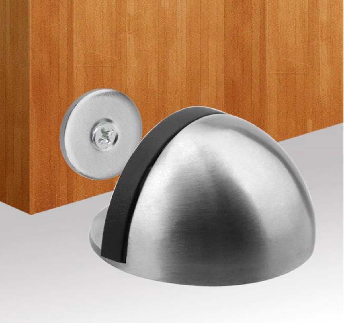 Deurstopper RVS - magnetisch - binnen - zelfklevende deurstop ...