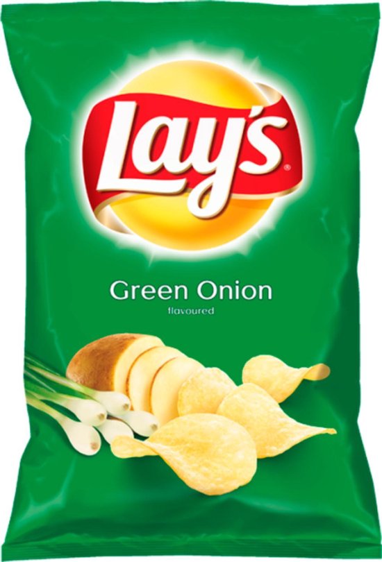 Lay's chips lente ui - Lays green onion - Lays zielona cebulka - poolse ...