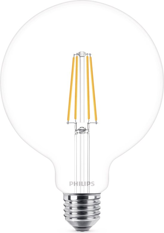 Philips XXL grote lichtbronnen LED Filament Lichtbron - Fitting E27 - Dimbaar | bol