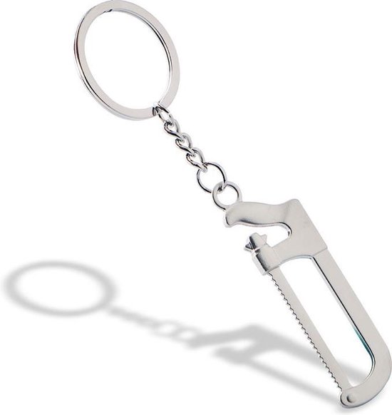 Sleutelhanger Zaag Zilver - Zilveren Zaag Sleutelhanger | bol