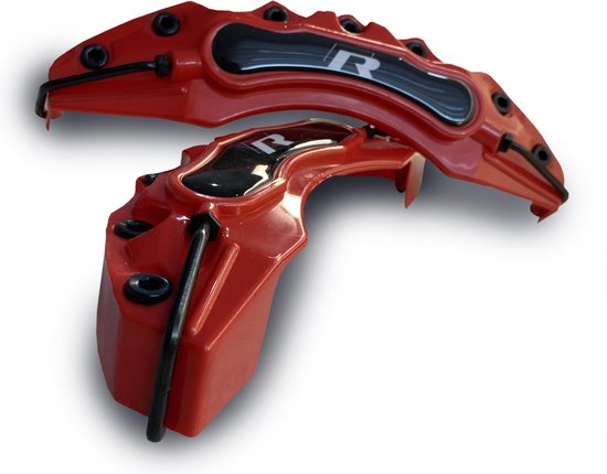 VOLKSWAGEN Remklauw Cover | Brake Caliper Cover | Rood | R Logo ...