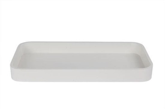 Dienblad - Wit - 40x20xh4cm - Hout | bol.com