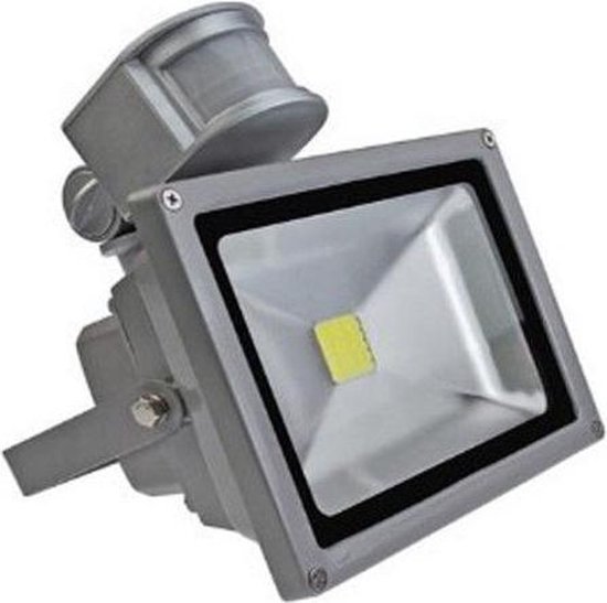 30W Led Schijnwerper met bewegingsmelder / PIR sensor - Kleur: Warm Wit | bol.com