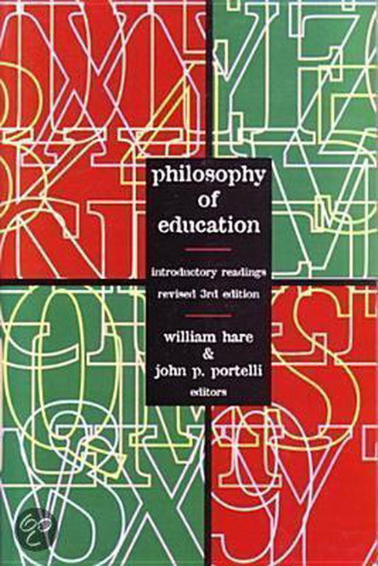 Philosophy of Education: Introductory Readings | 9781550592160 | Boeken ...