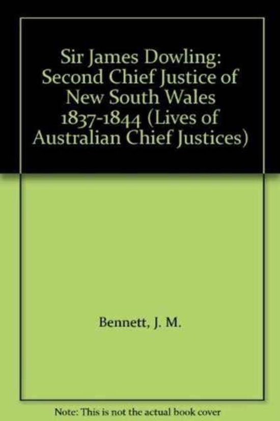 Sir James Dowling, J M Bennett | 9781862873919 | Boeken | bol.com