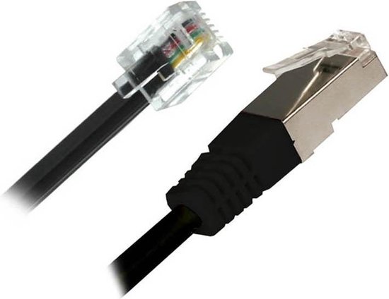 Cisco CAB-RJ45-2RJ11= - Netwerkkabel - RJ45 - 2 m - Zwart | bol.com