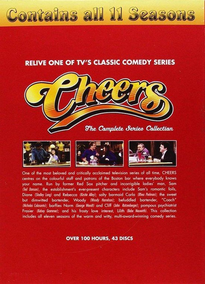 Cheers - The Complete Seasons Box Set [1982] (Import) (Dvd), Shelley ...