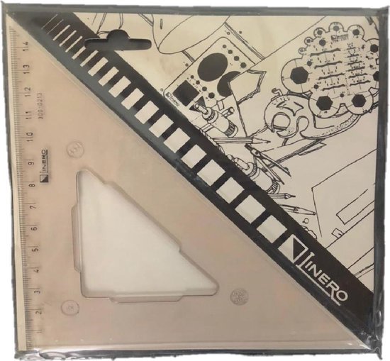 Linero Geodriehoek 15 Centimeter - 45-Graden | bol.com