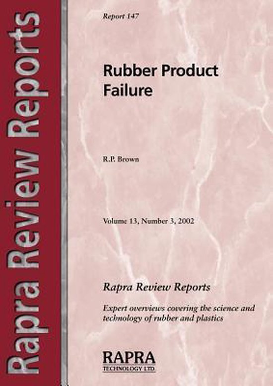 Rubber Product Failure, Roger P. Brown | 9781859573303 | Boeken | bol
