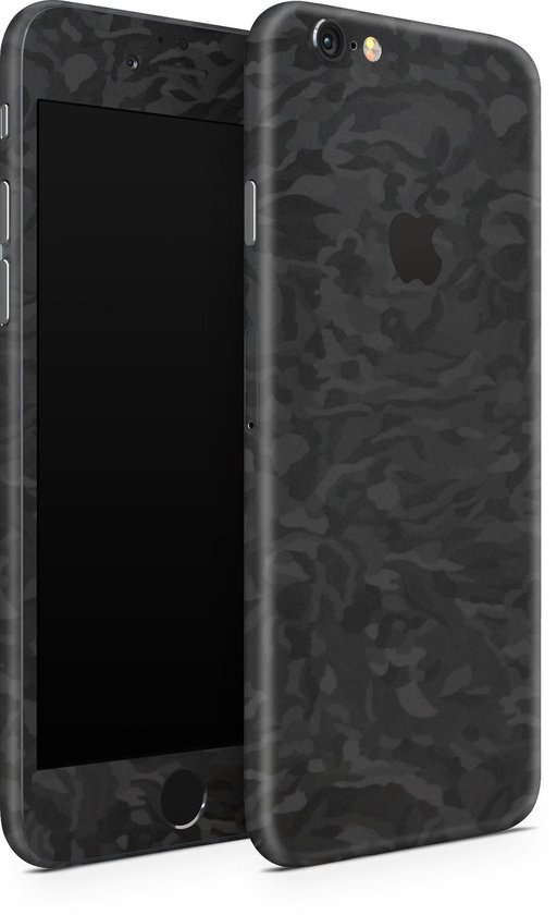 iPhone 6 Skin Camouflage Zwart - 3M Wrap | bol.com