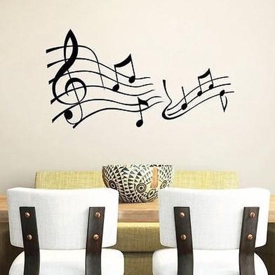 muursticker wallstickershop.eu | muziekbalk | bol.com