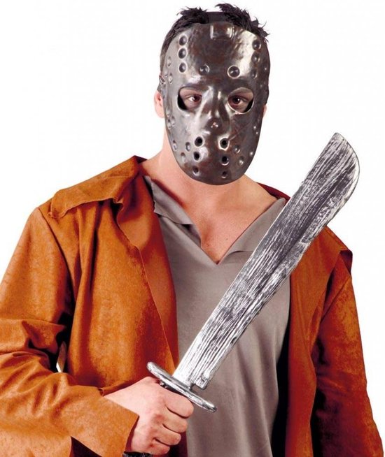 Halloween Masker Jason met machete | bol