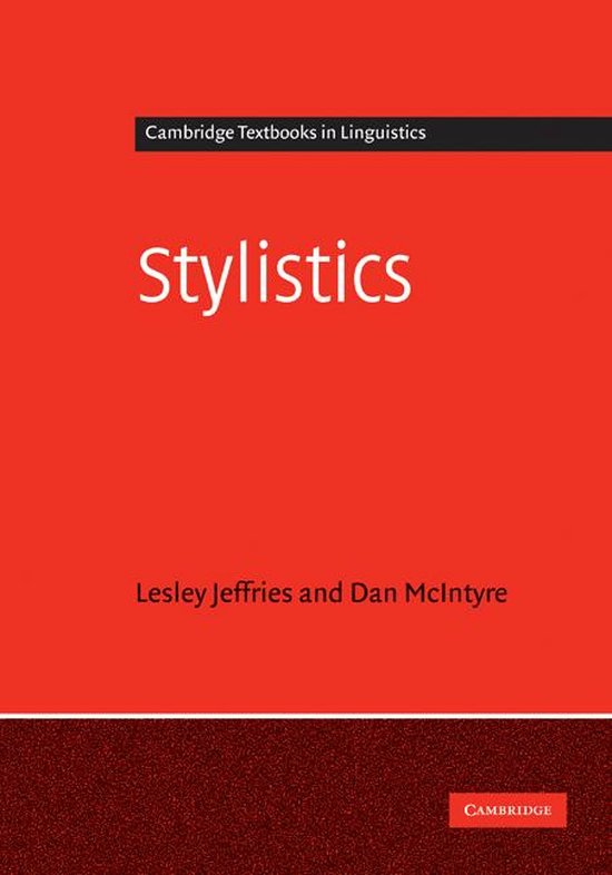Stylistics (ebook), Lesley Jeffries | 9781316284490 | Boeken | bol.com