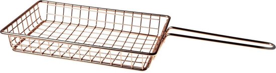 Cosy & Trendy frietmandje koper 24.5 x 15 x 4 cm | bol