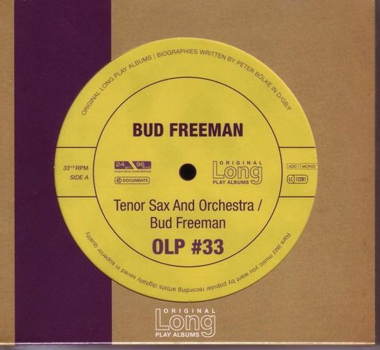 Vol. 33, Bud Freeman | CD (album) | Muziek | bol.com