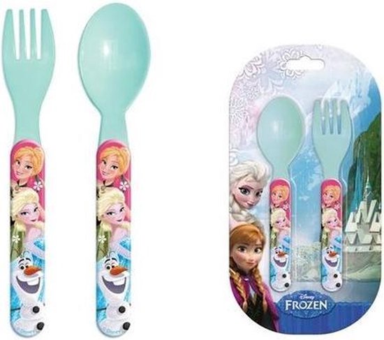 Disney Frozen Bestekset - Plastic - Lepel en Vork | bol