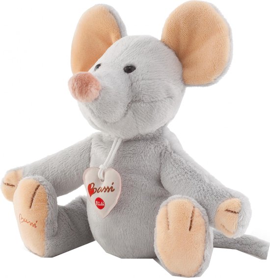 Trudi Knuffel Muis 25 Cm Grijs | bol