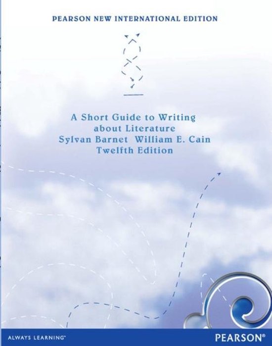 Short Guide To Writing About Literature | 9781292040912 | Sylvan Barnet ...