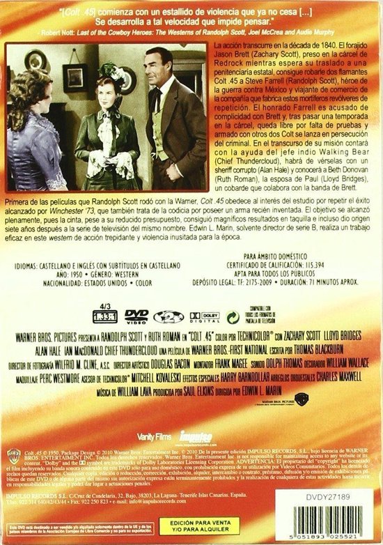 Colt .45 (1950) (Dvd) | Dvd's | bol
