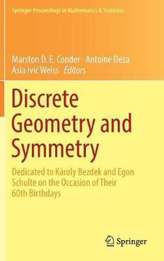 Discrete Geometry and Symmetry | 9783319784335 | Boeken | bol.com