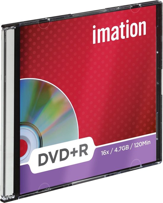 Imation DVD+R 120min/4,7Gb 10 stuks in slimcase | bol